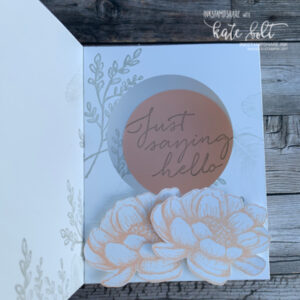 Shadow Box Card With Tasteful Touches - InkStampShare
