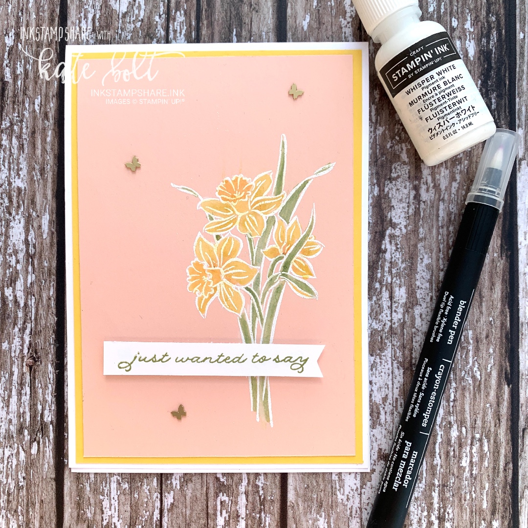 Using White Kraft Ink For Colouring - InkStampShare